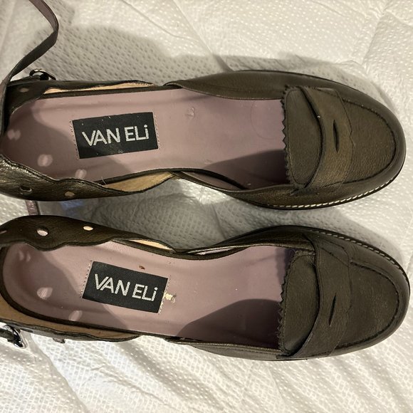 Van Eli | Shoes | Van Eli Bronze Heels | Poshmark